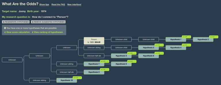 Generate a tree from the Shared cM Tool | DNA Painter Blog