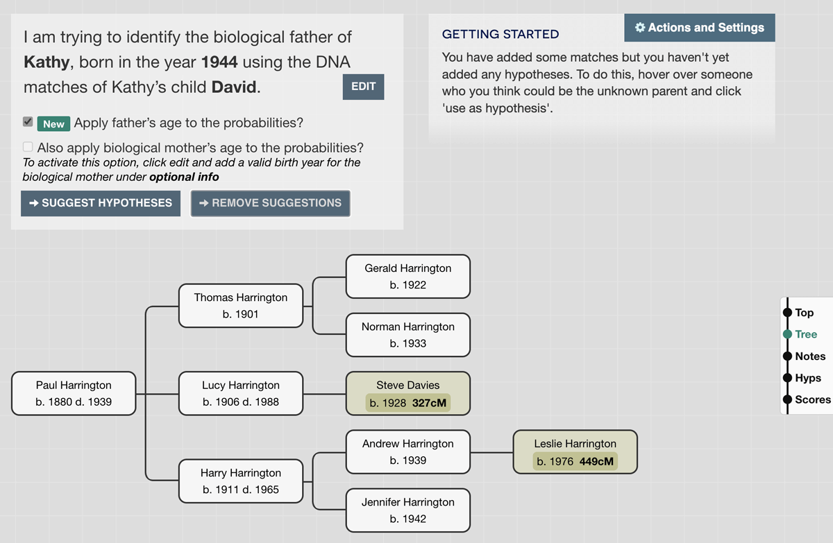 Three ways to generate hypotheses in WATO+ | DNA Painter Blog