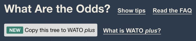 From What are the Odds to WATO plus in one click | DNA Painter Blog