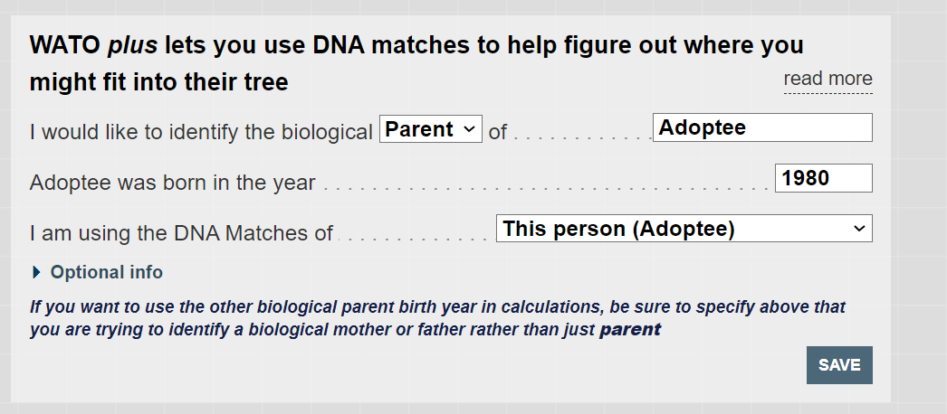 Using WATO plus to find an unknown parent | DNA Painter Blog