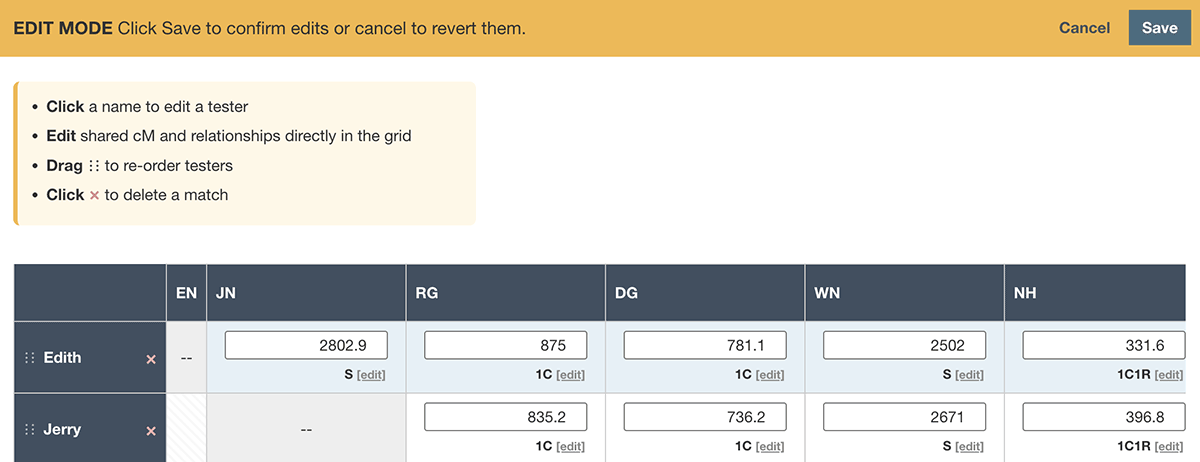 Recent improvements to the matrix tool | DNA Painter Blog